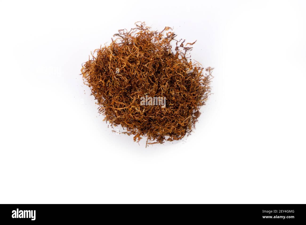 top view of cigarette tobacco isolated on white background Stock Photo ...