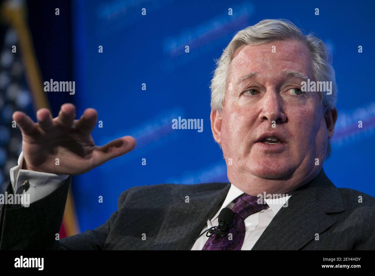 Christopher Crane, President and CEO of the Exelon Corporation speaks ...