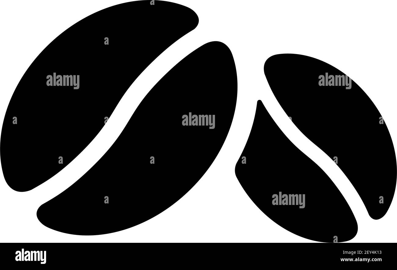 Coffee beans vector icon illustration Stock Vector Image & Art - Alamy