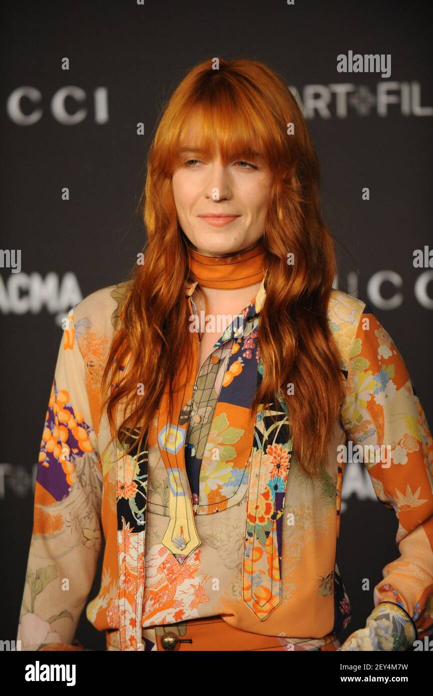 Florence Welch arrives to the 2014 LACMA Art and Film Gala Honoring ...