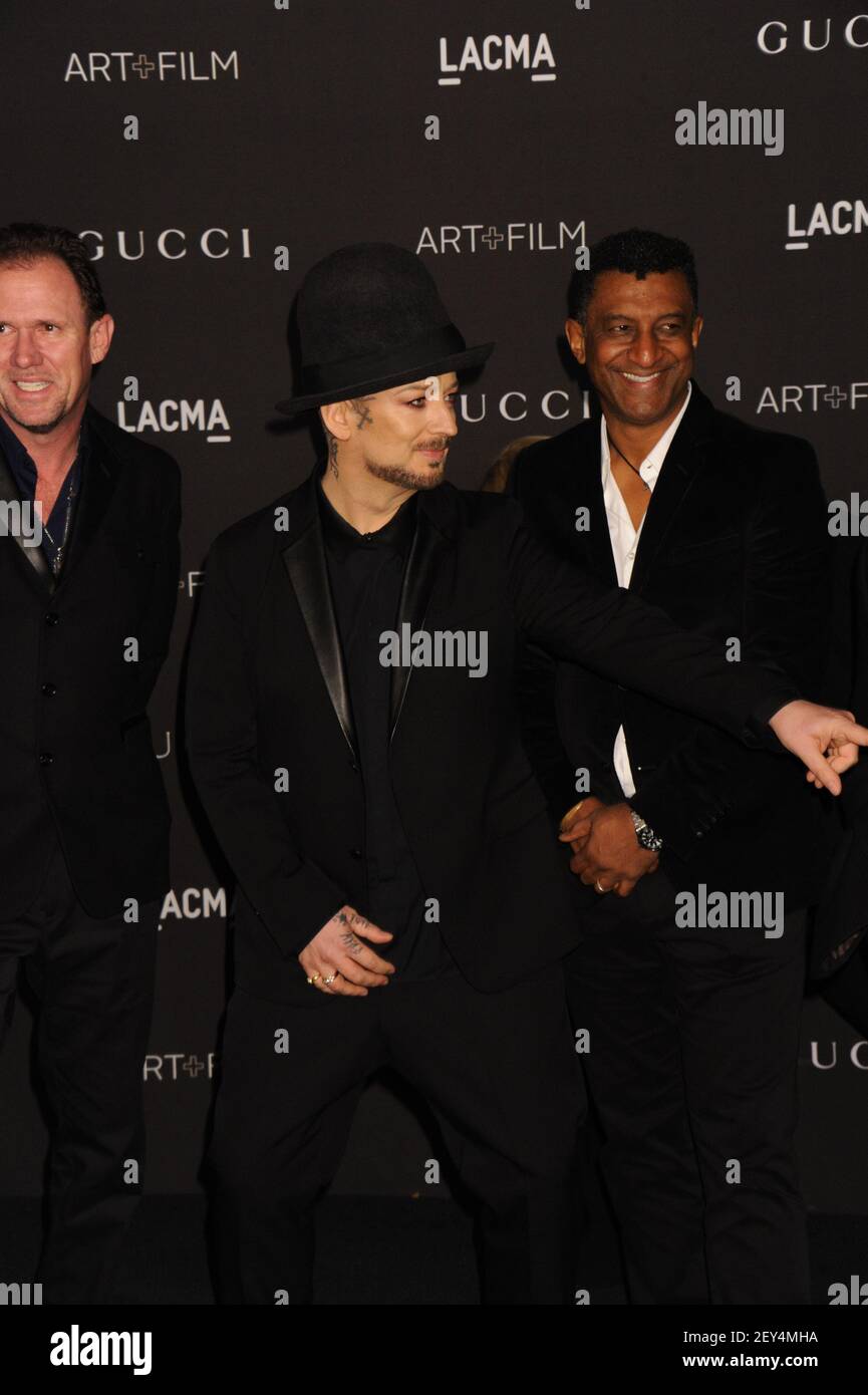 Boy George, Culture Club arrives to the 2014 LACMA Art and Film Gala ...