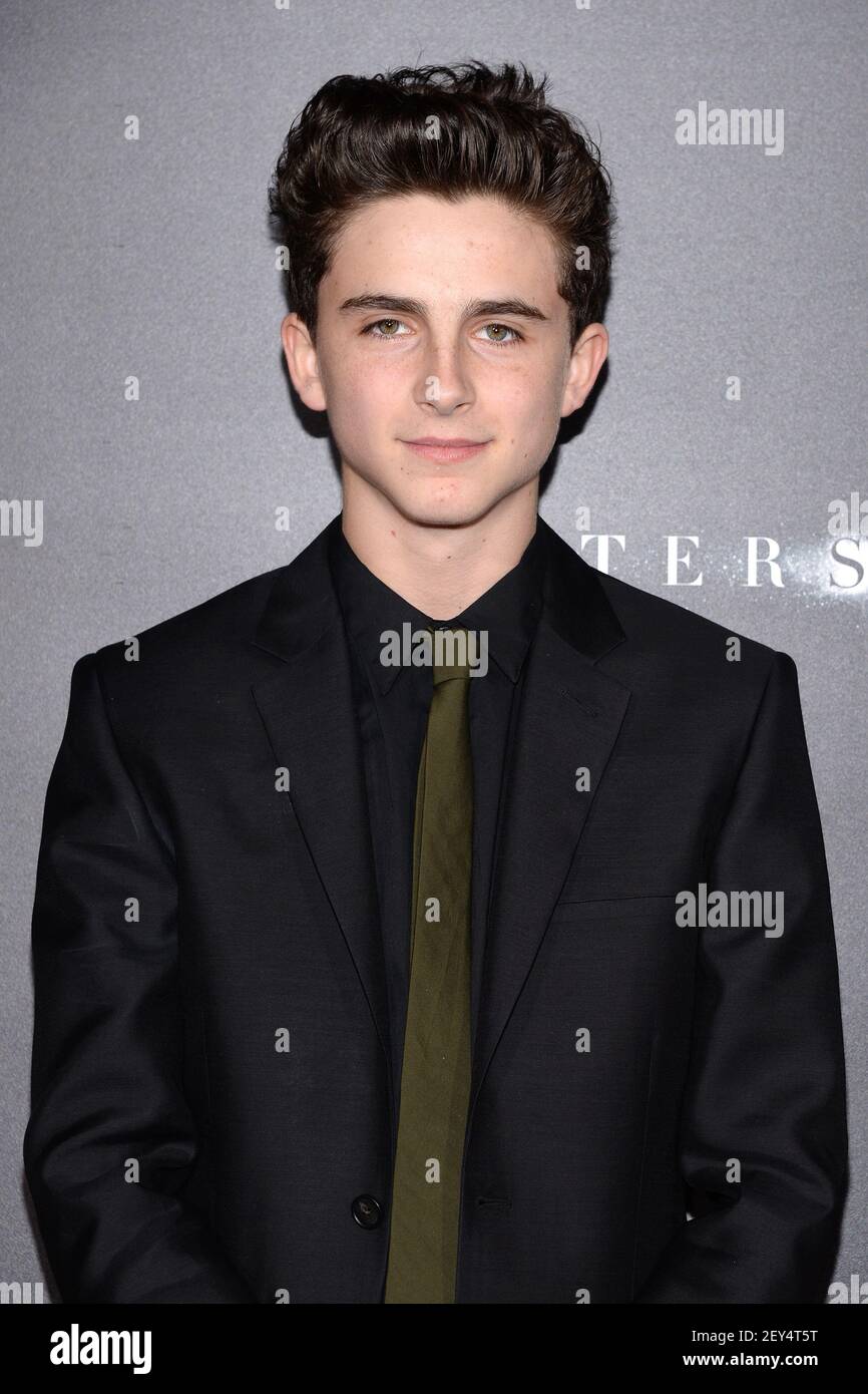 Timothée chalamet 2014 hi-res stock photography and images - Alamy