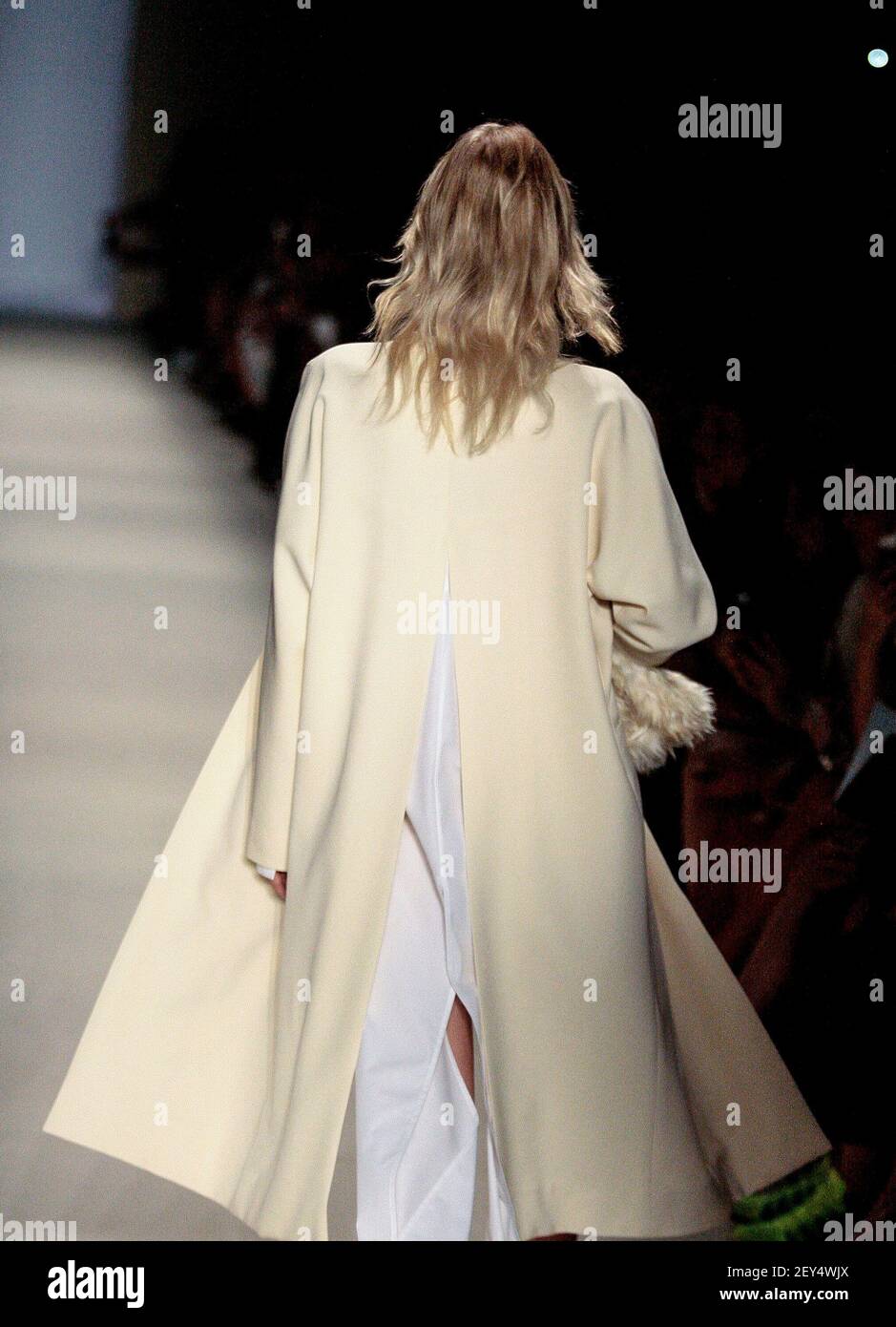 A model displays a collection by Fashion Design Animale, in Sao Paulo ...