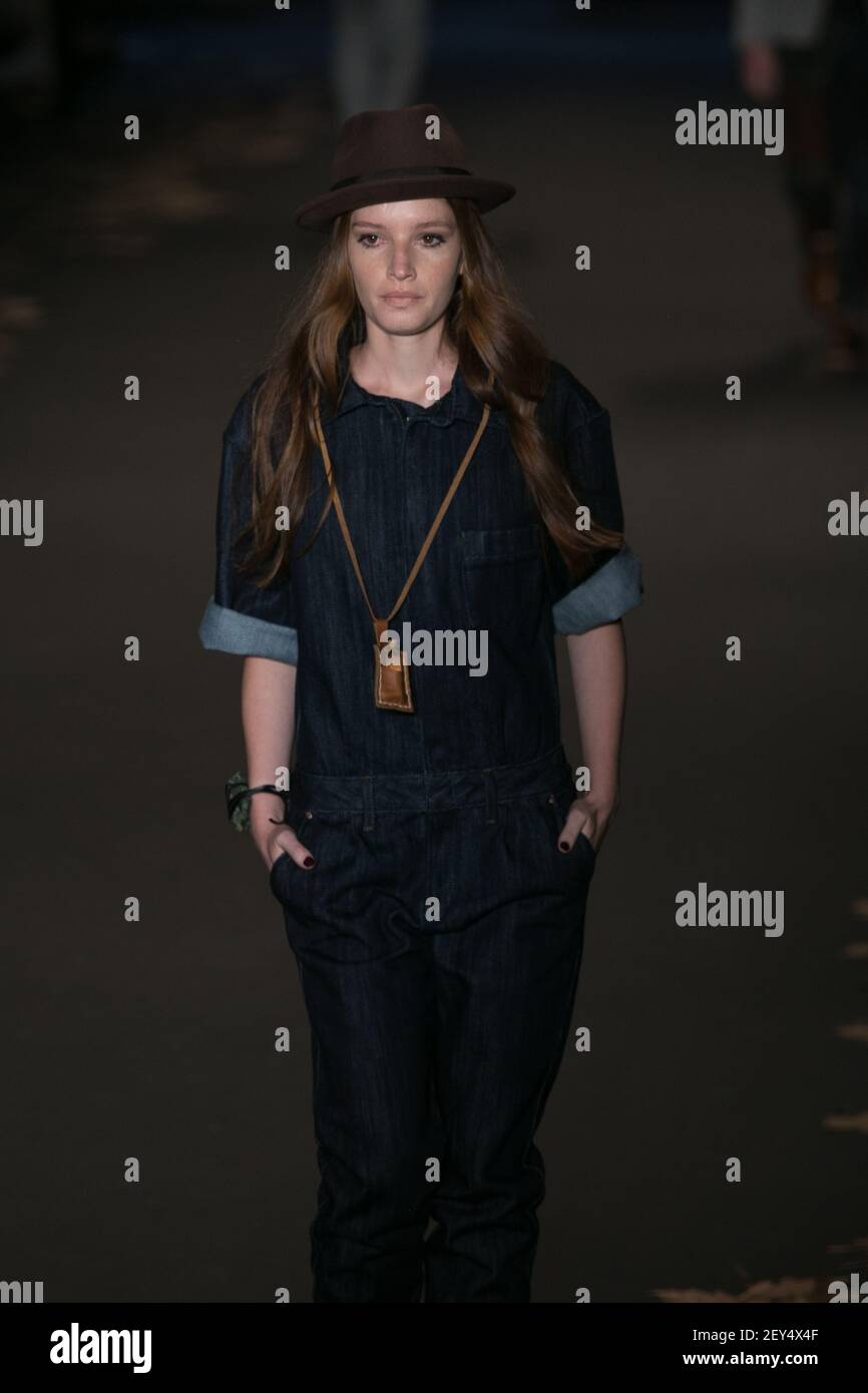 A model displays a collection by Fashion Design brand Cavalera, in Sao ...