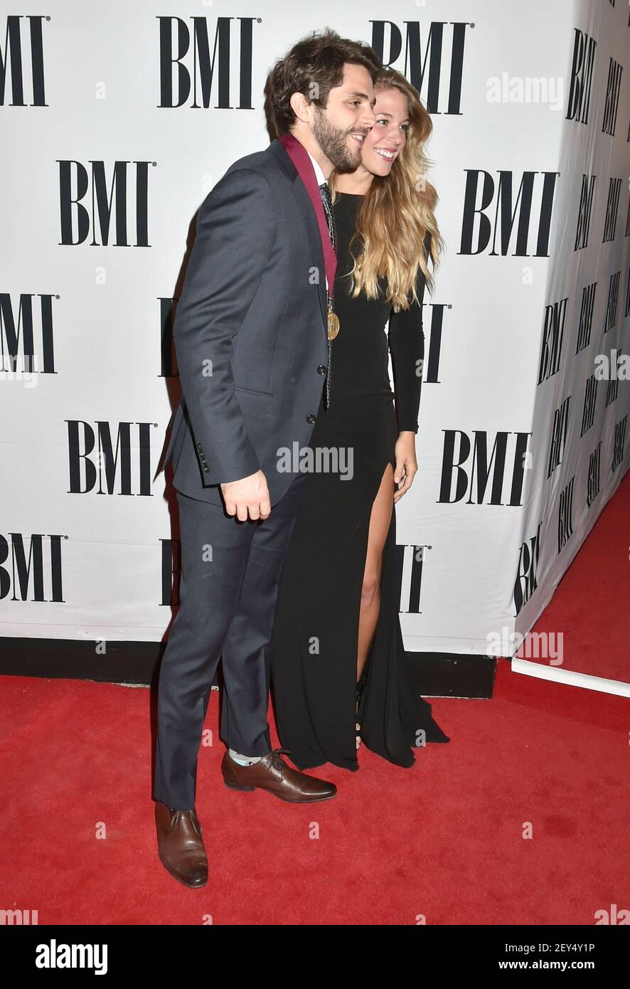 04 November 2014 - Nashville, Tennessee - Thomas Rhett, Lauren Gregory ...