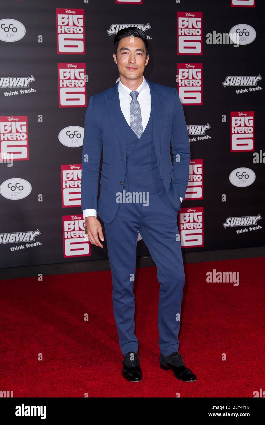 Daniel Henney attends the Los Angeles Premiere of Disney's "Big Hero 6 ...