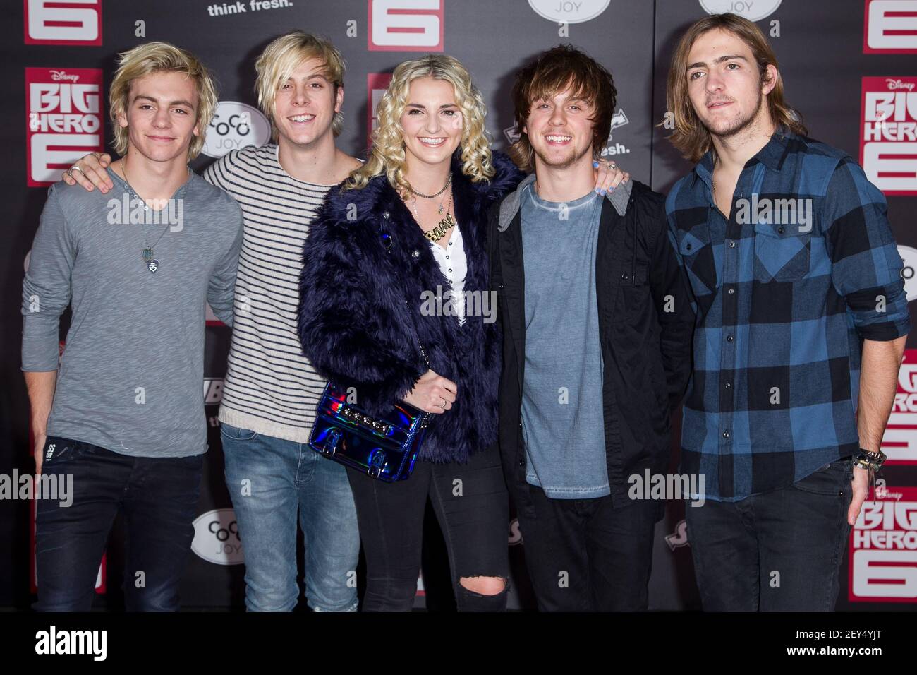 R5 attends the Los Angeles Premiere of Disney's "Big Hero 6" at the El ...