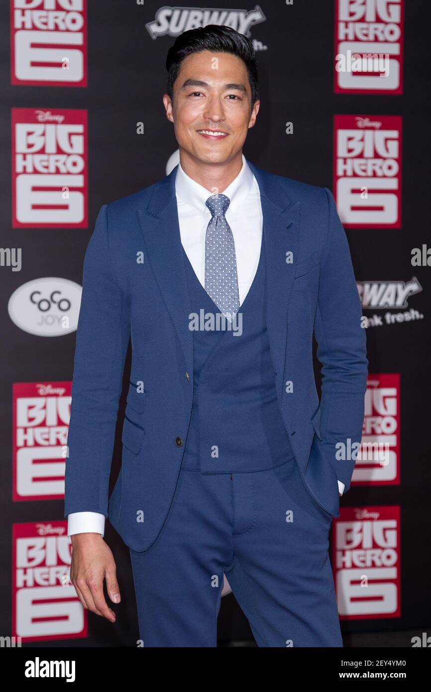 Daniel Henney attends the Los Angeles Premiere of Disney's "Big Hero 6 ...