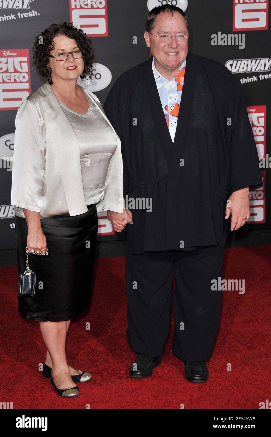 John Lasseter & Wife Nancy Lasseter at Disney's "Big Hero 6" Los ...