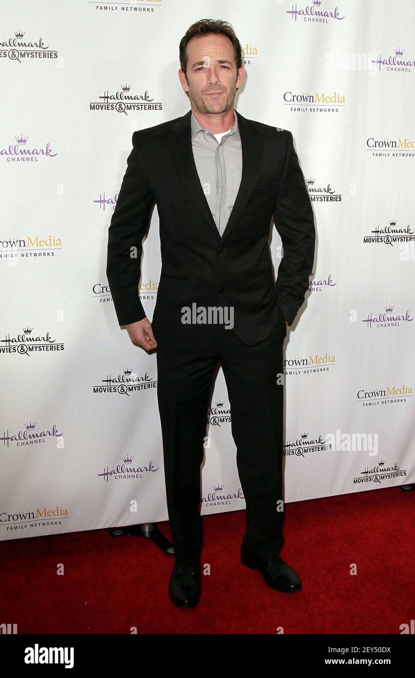 4 November 2014 - Hollywood, California - Luke Perry. Hallmark Channelâ ...