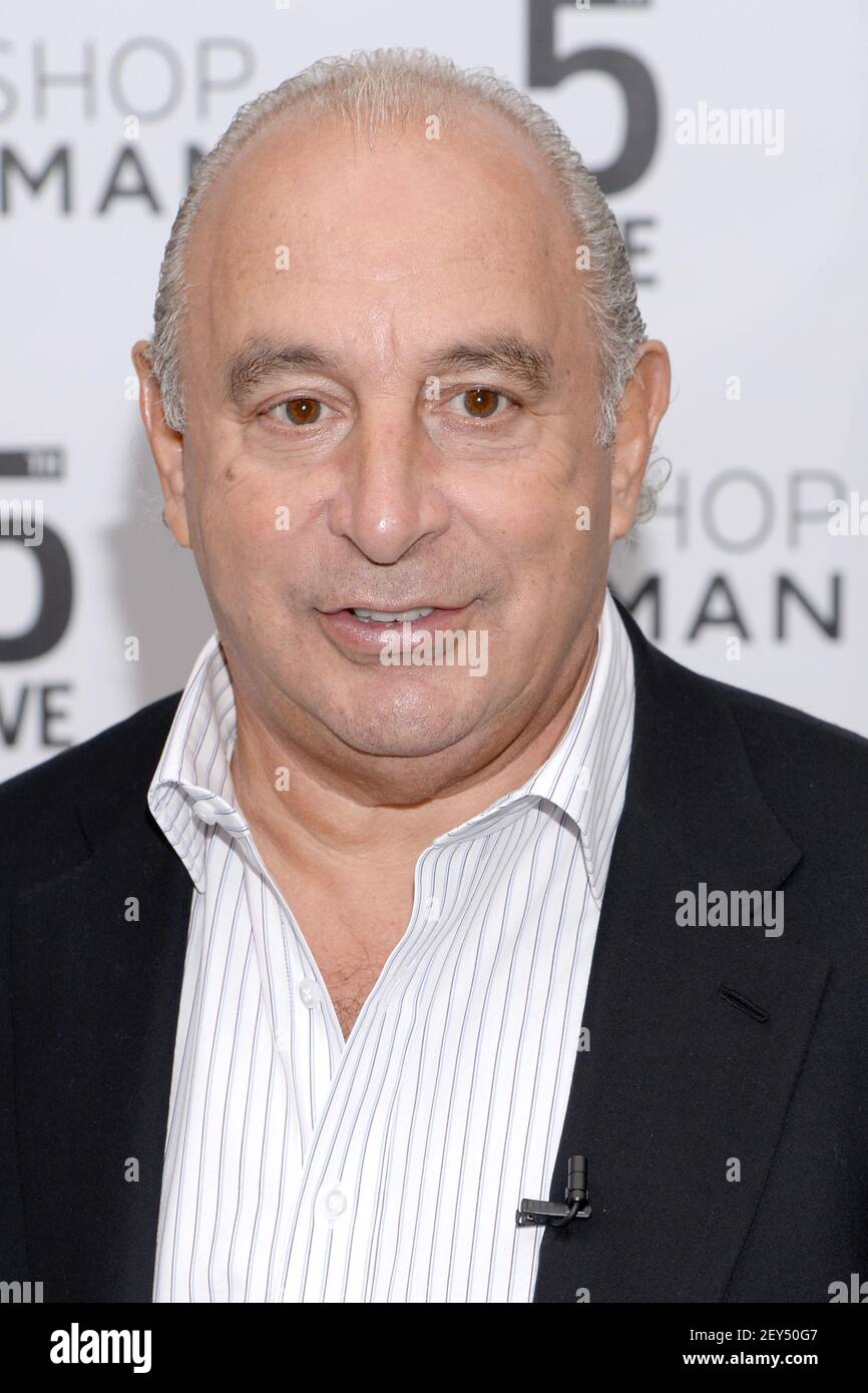 British Businessman Sir Philip Green Attends The Topshop Topman