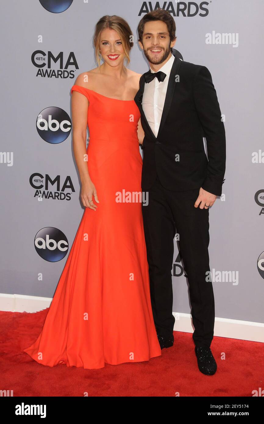 05 November 2013 - Nashville, Tennessee - Thomas Rhett, Lauren Gregory ...