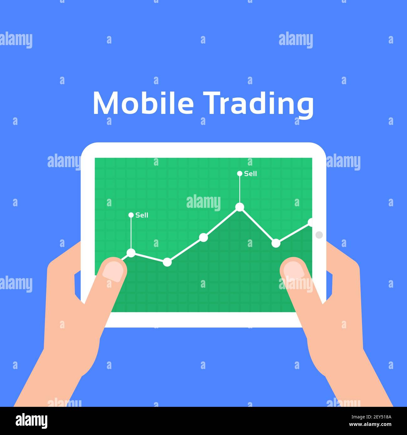 Stock market trading screen charts Stock Vector Images - Alamy