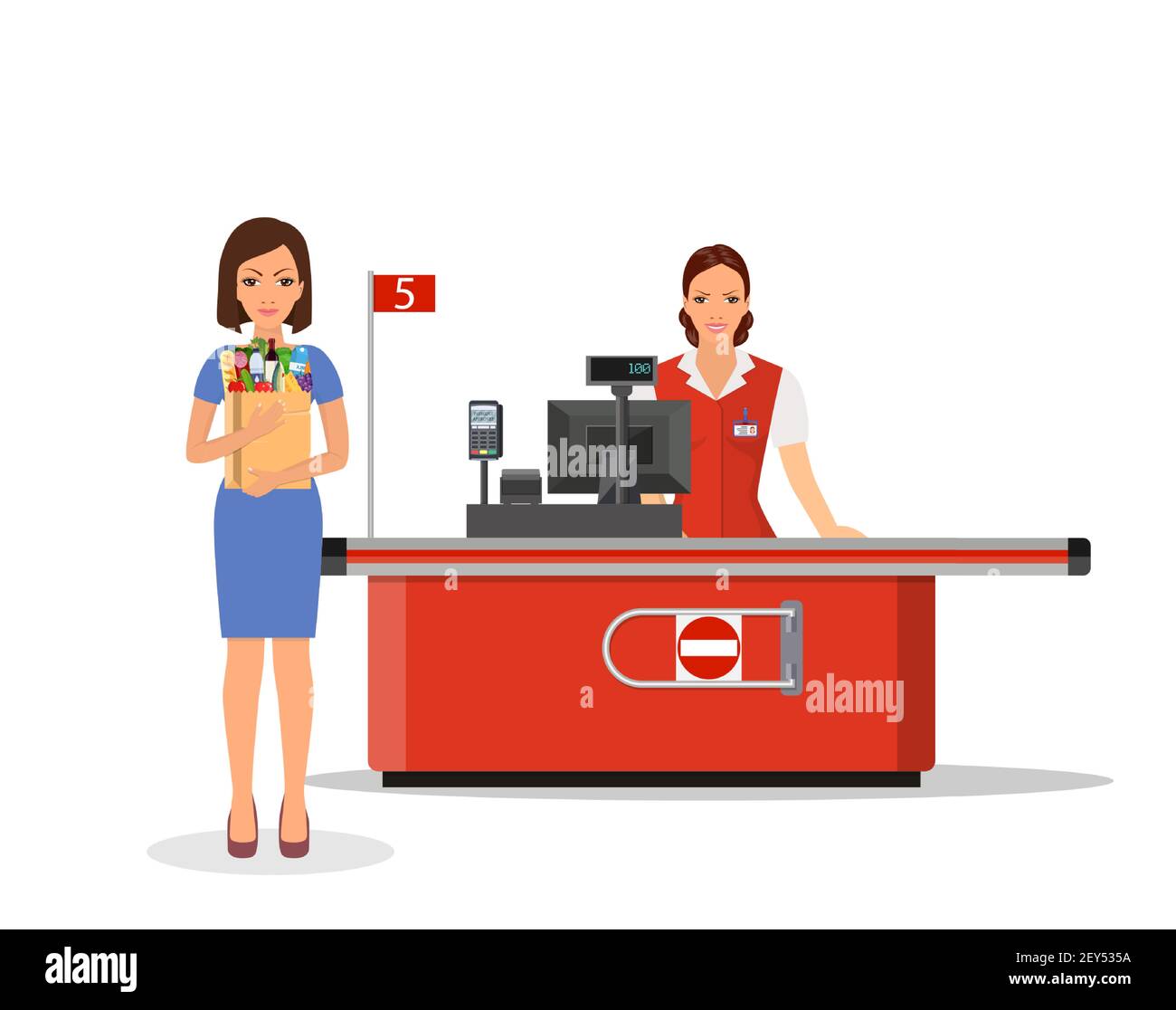 People mall design Cut Out Stock Images & Pictures - Alamy