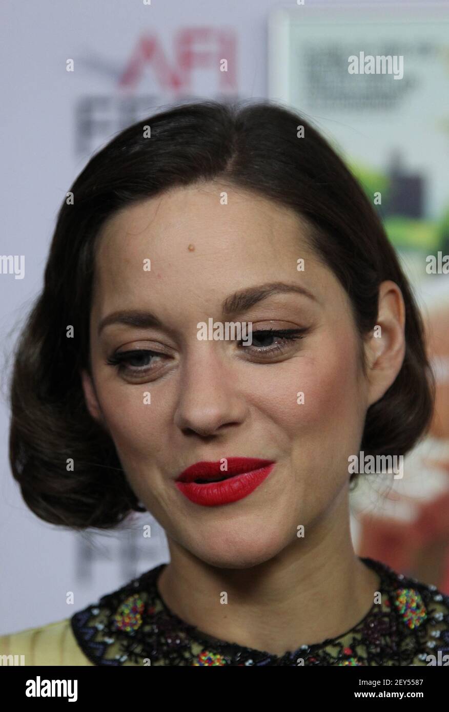 7 November 2014 - Hollywood, California - Marion Cotillard. AFI FEST ...