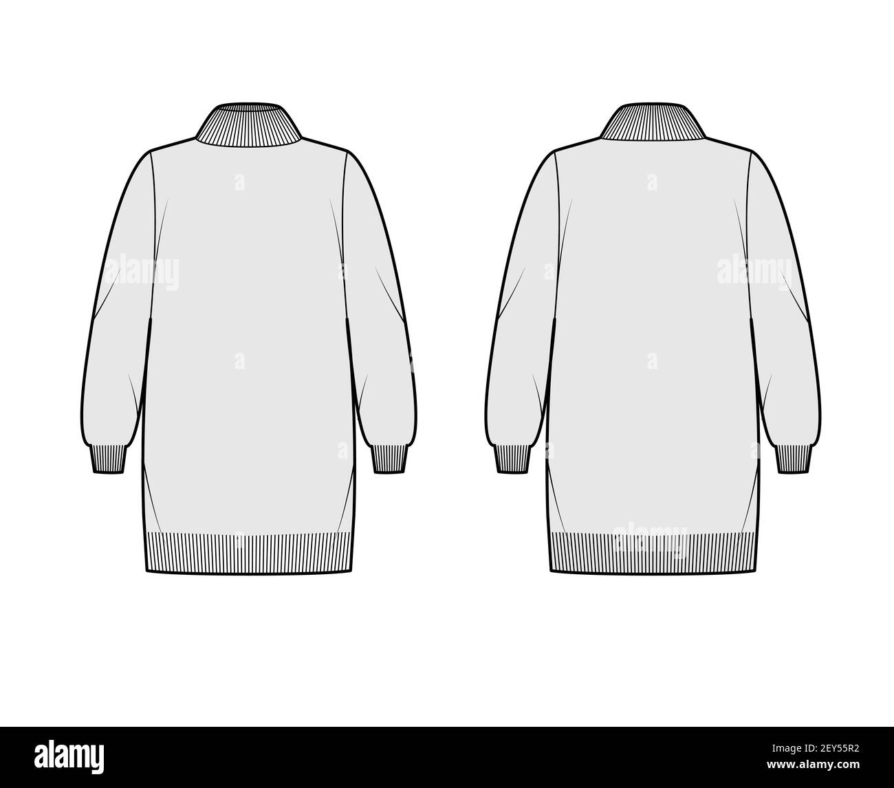 Long Dresses Stock Vector Images Alamy