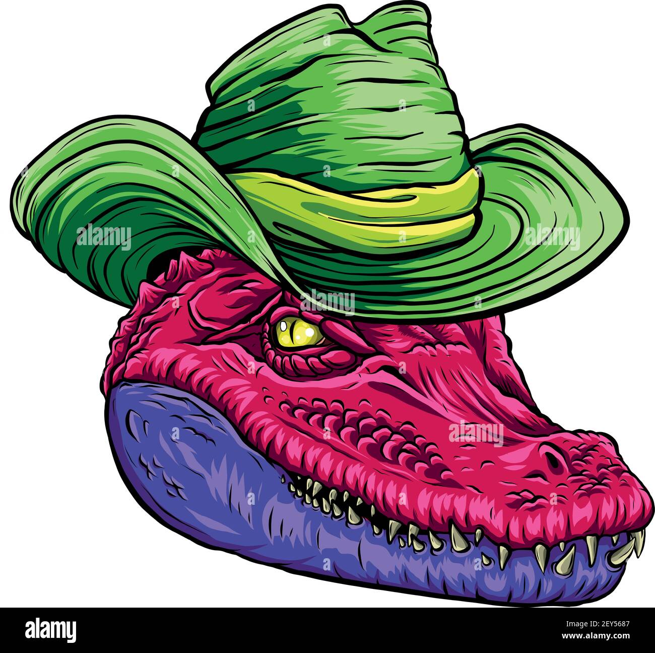 Crocodile hat hi-res stock photography and images - Alamy