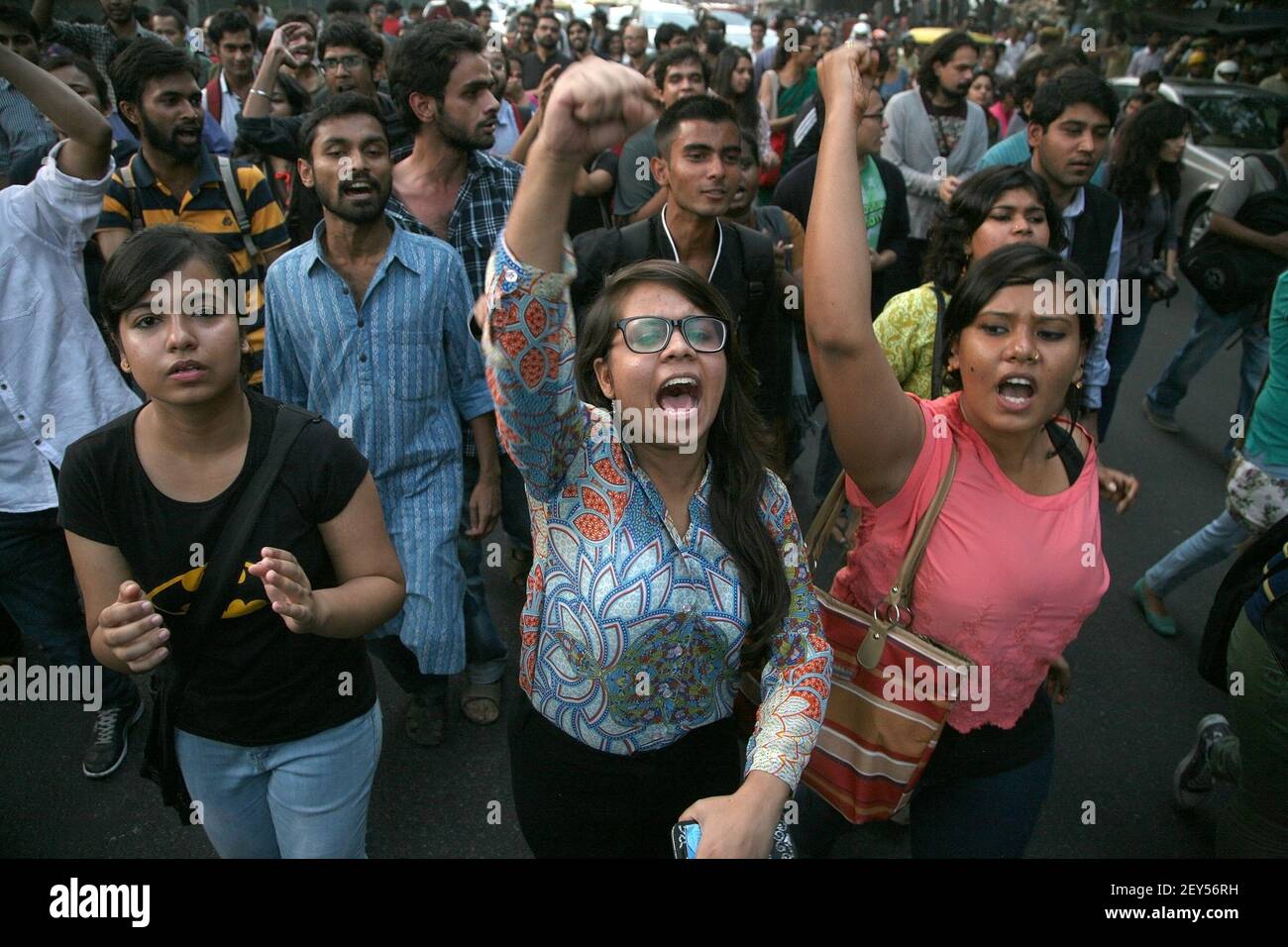 Indian right wing hindu organisation hi-res stock photography and ...