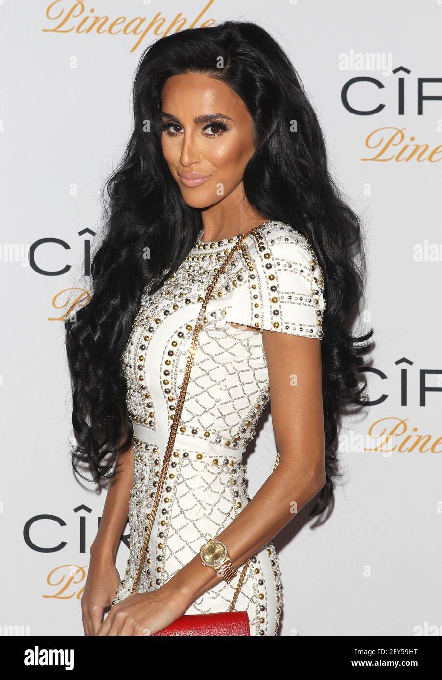 09 October 2014 - Bel Air, California - Lilly Ghalichi. French Montana ...