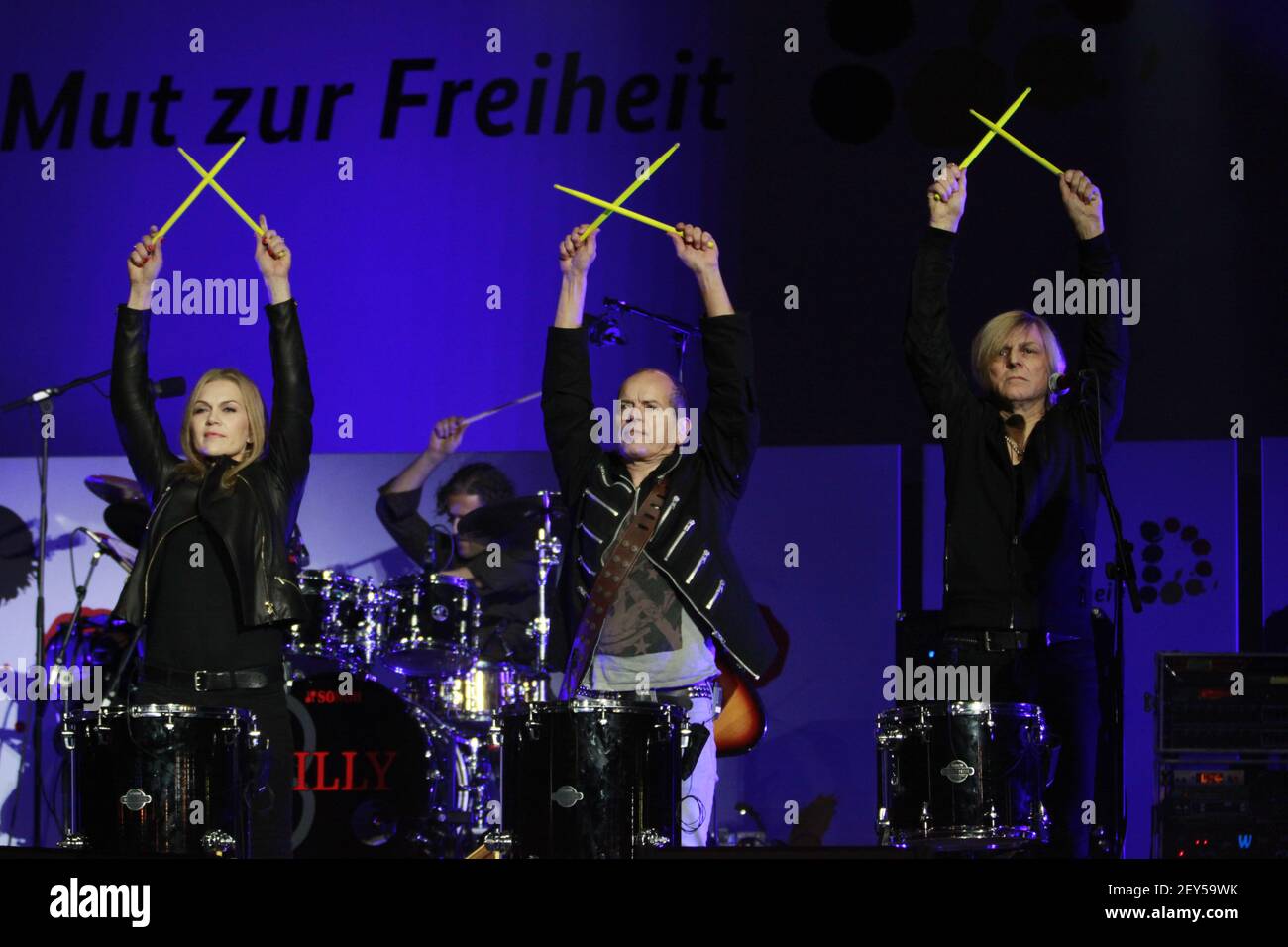 BERLIN, GERMANY - NOVEMBER 9, 2014 - Gigantic celebration at the ...