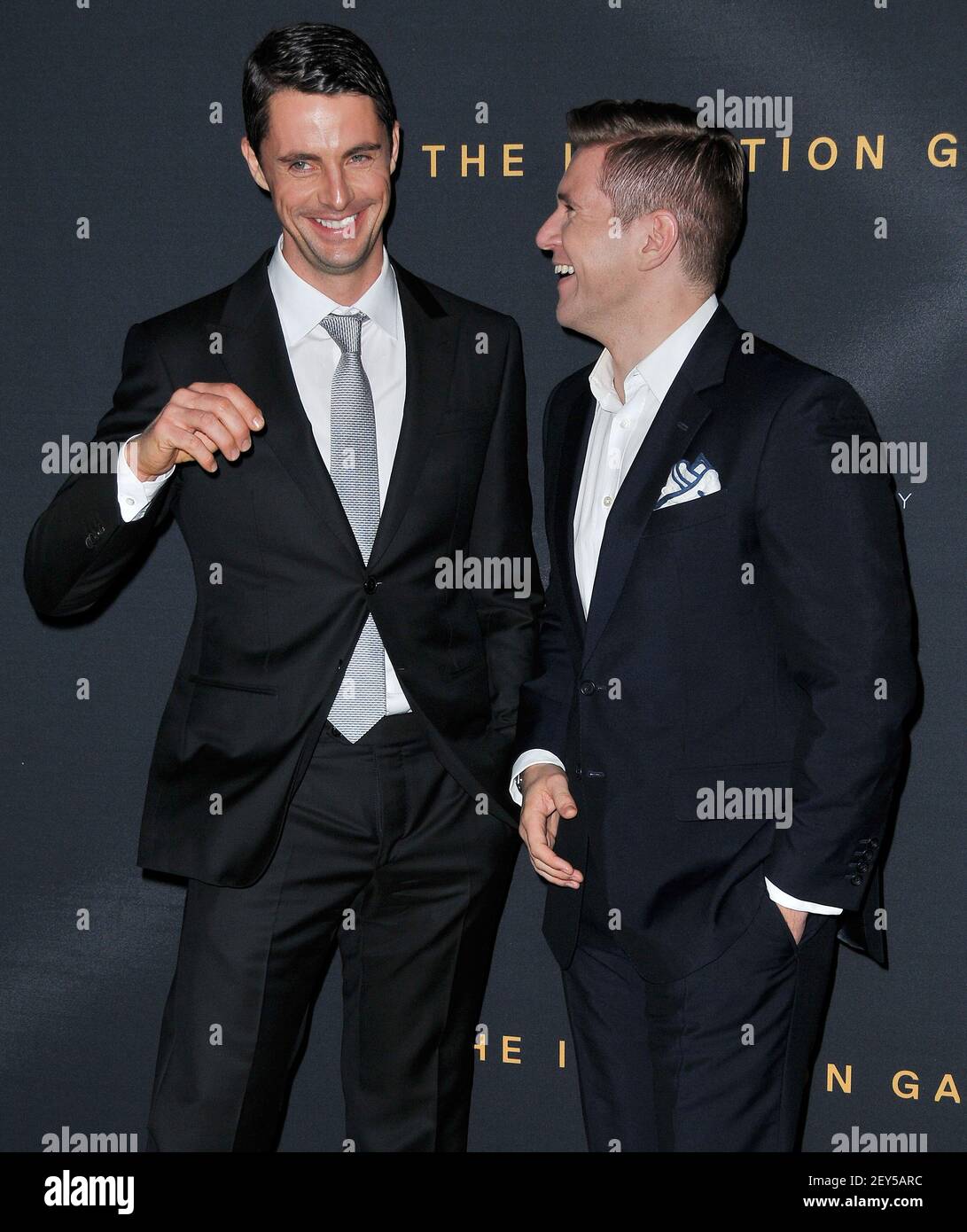Matthew Goode & Allen Leech arrives at the "The Imitation Game" Los ...