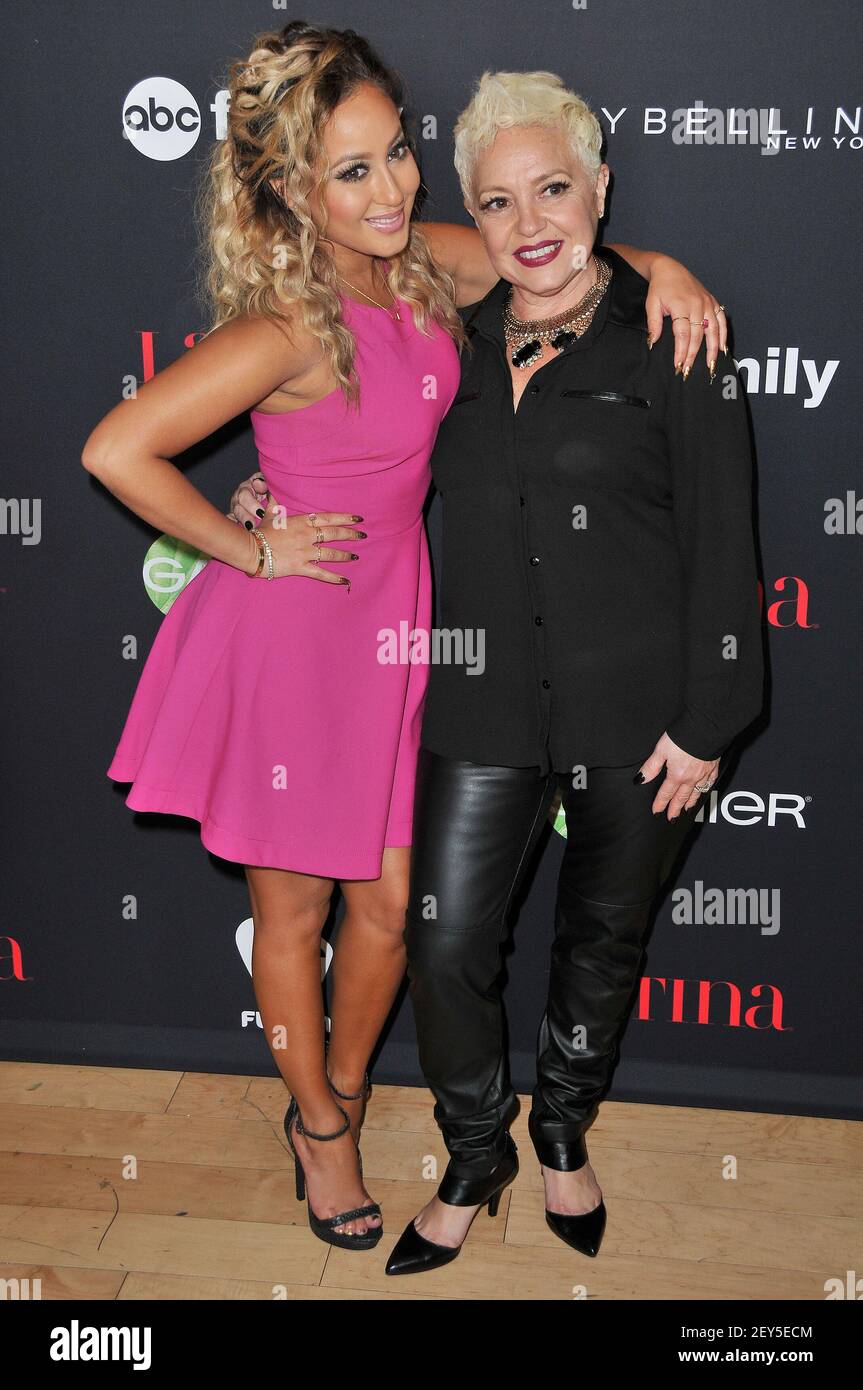(L-R) Adrienne Bailon & Mom Nilda Felix attends the Latina Magazine's ...