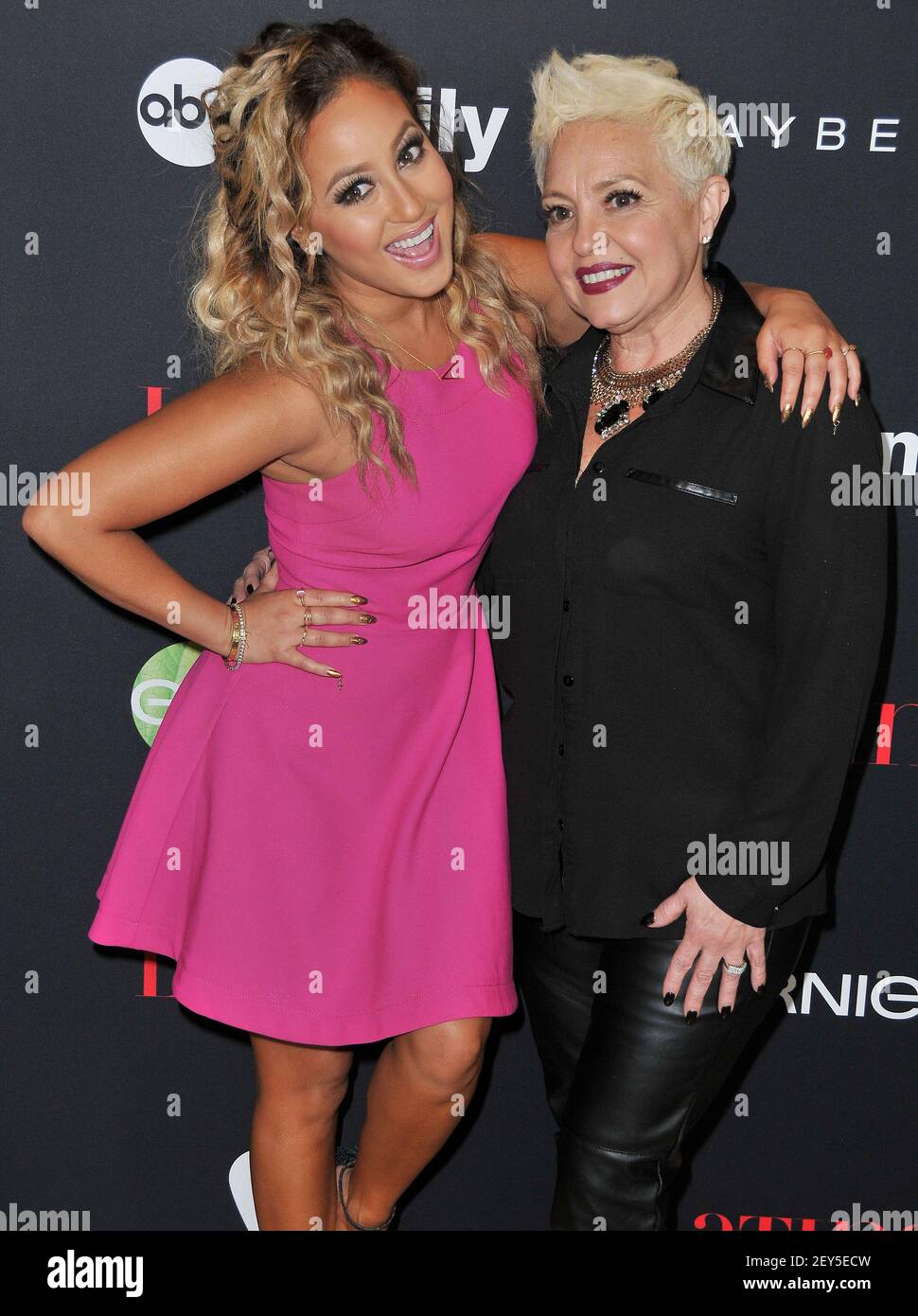 (L-R) Adrienne Bailon & Mom Nilda Felix attends the Latina Magazine's ...
