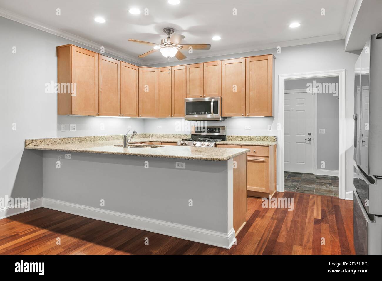 Residential Interior - Kitchen Stock Photo - Alamy