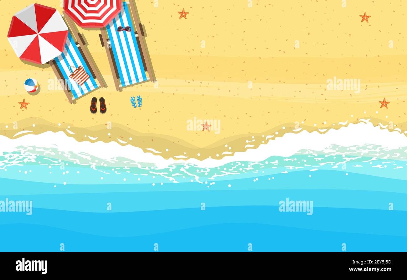 Flip flops sunglasses towel Stock Vector Images - Alamy