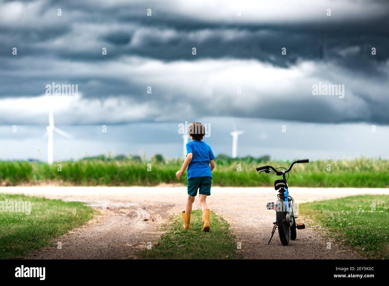 Rain field boots wind hi-res stock photography and images - Alamy