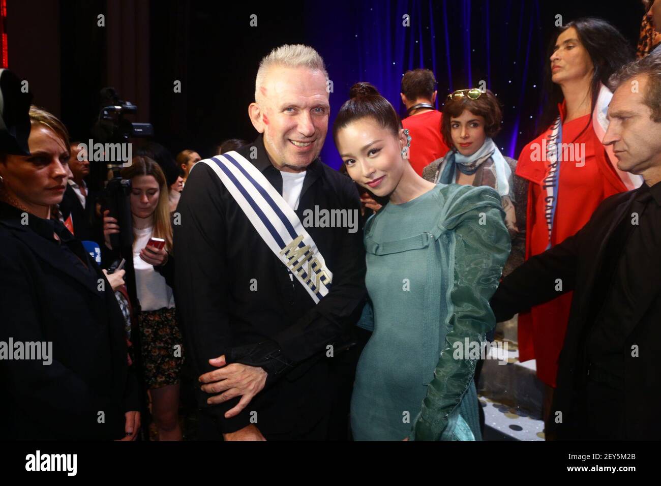 Janice Man attends Jean Paul Gaultier's fashion show in Paris, France ...