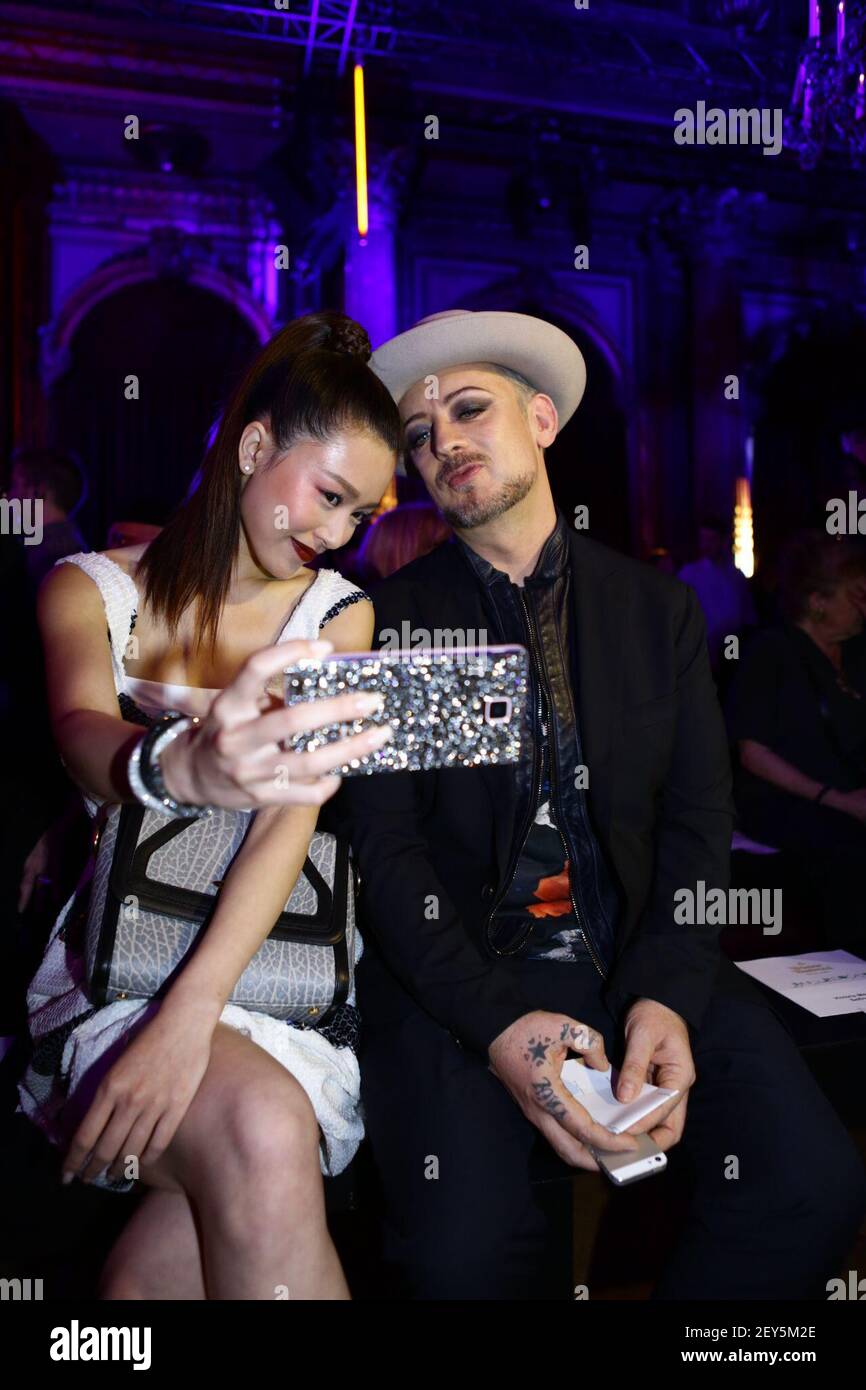 Janice Man attends Jean Paul Gaultier's fashion show in Paris, France ...