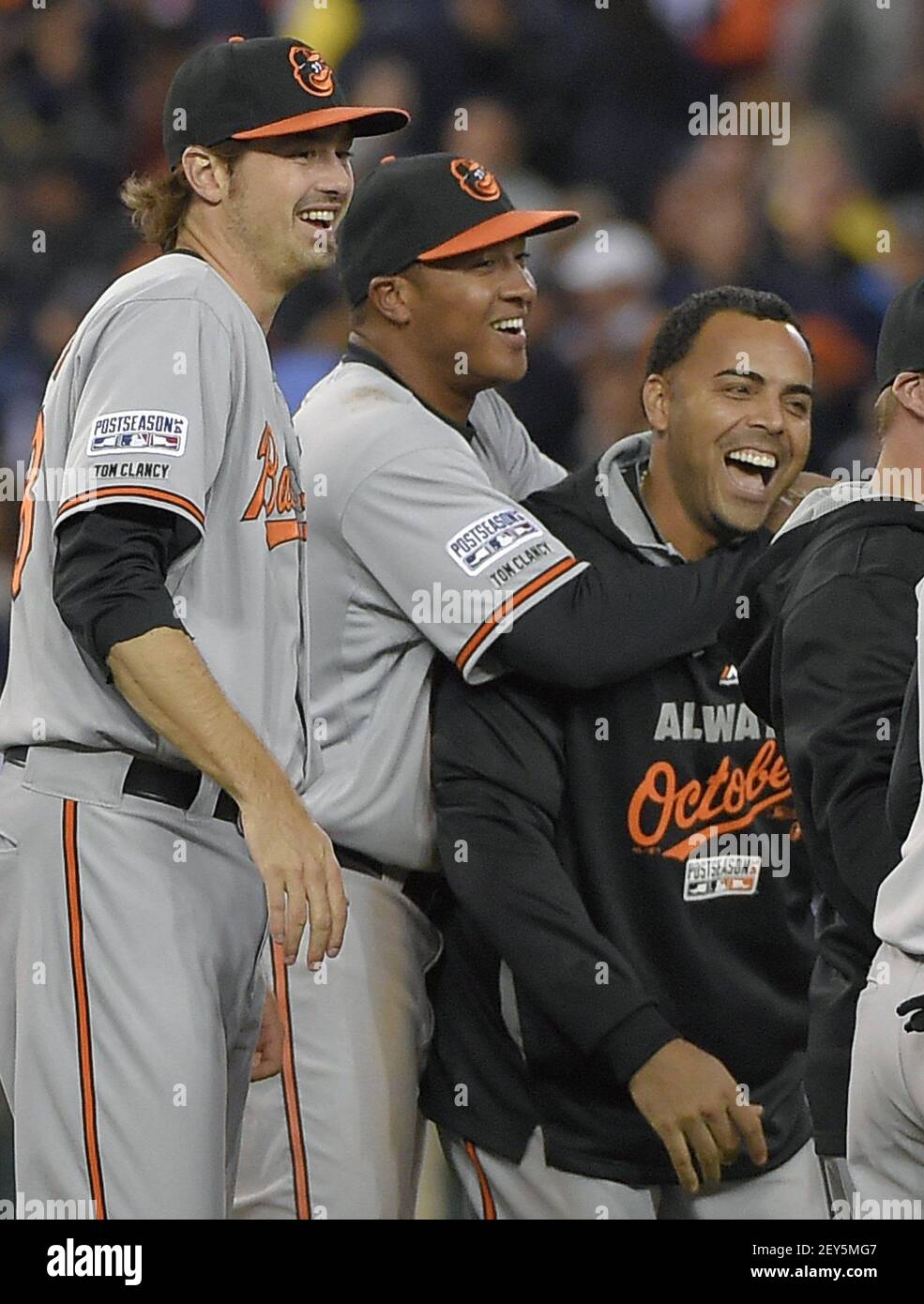From left, Baltimore Orioles middle reliever Andrew Miller, second ...
