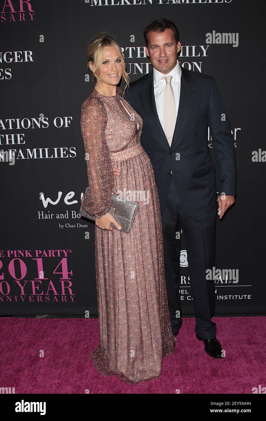 Molly Sims, Scott Stuber attends The 10th Annual Pink Party held at the ...
