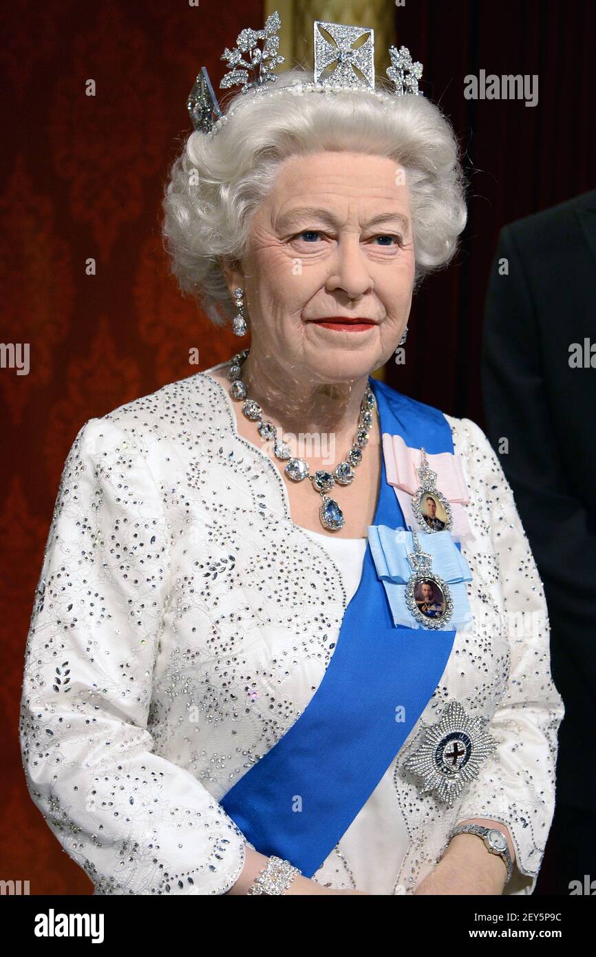 Wax figure of Queen Elizabeth makes debut at Madame Tussauds in Times ...