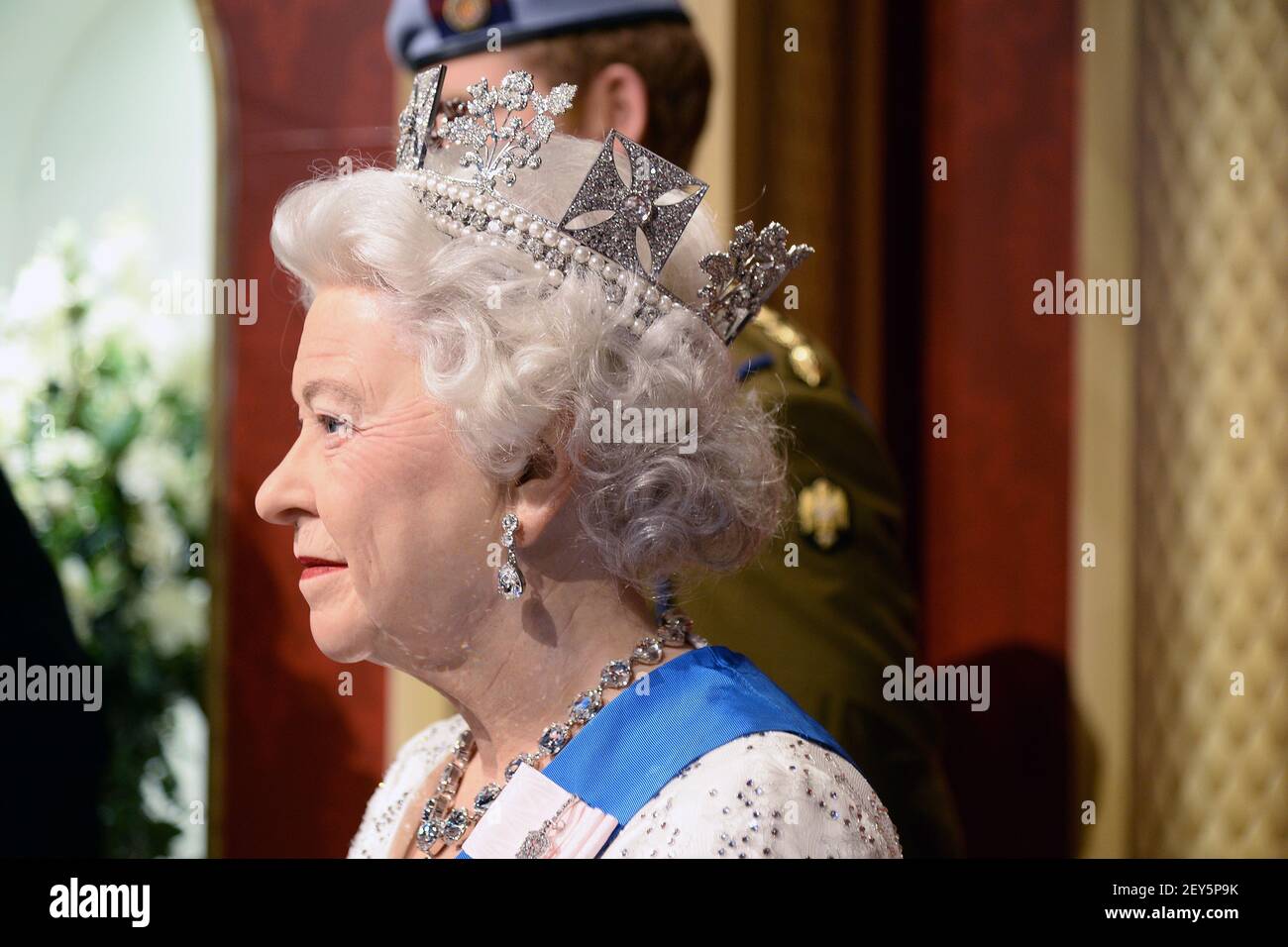 Wax figure of Queen Elizabeth makes debut at Madame Tussauds in Times ...