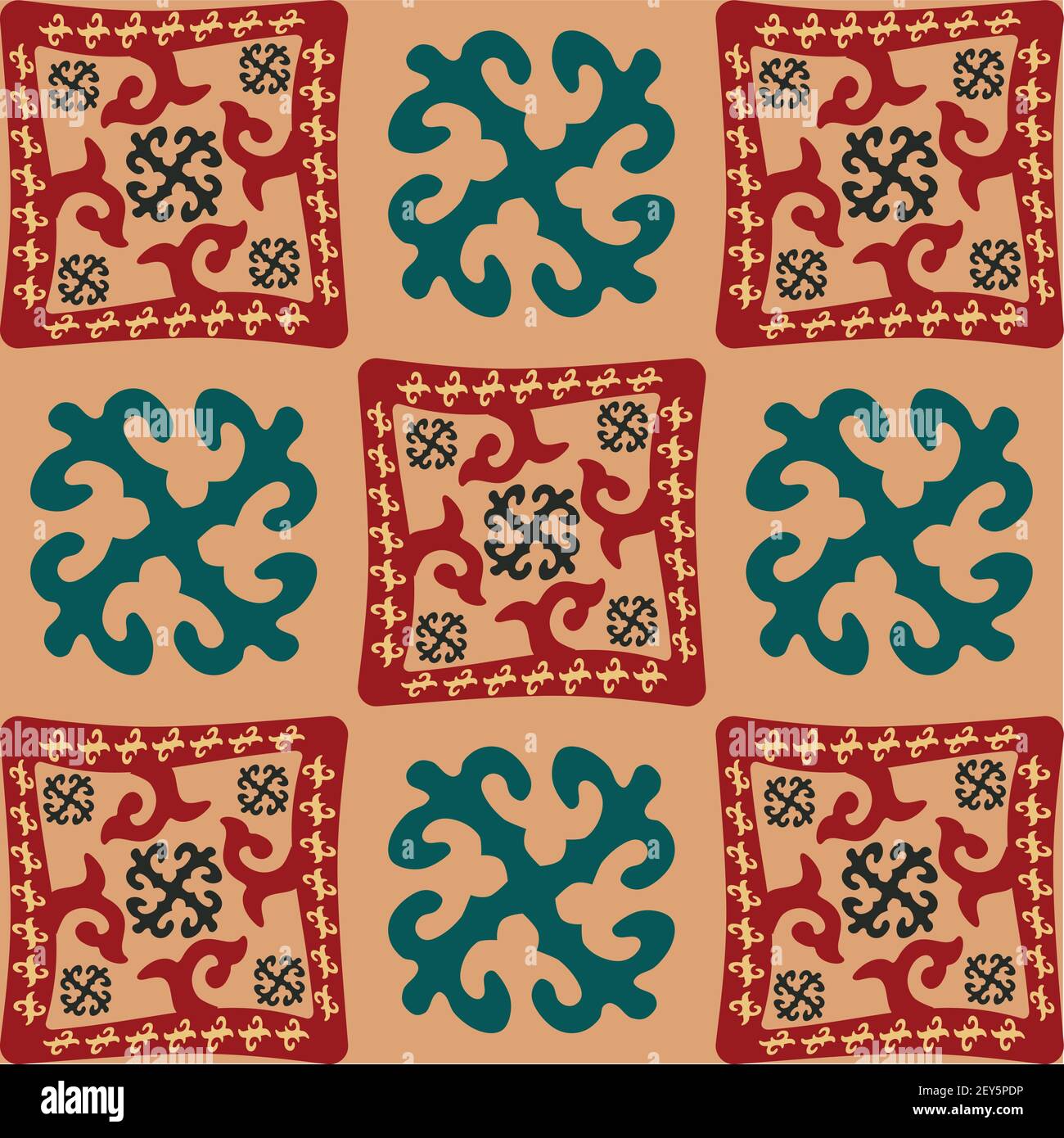 Nomad ornaments Stock Vector Images - Alamy