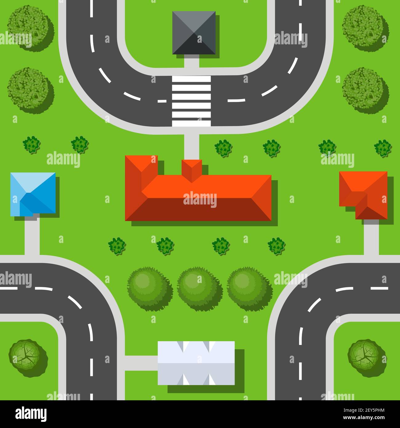 Seamless texture highway asphalt road Stock Vector Images - Alamy