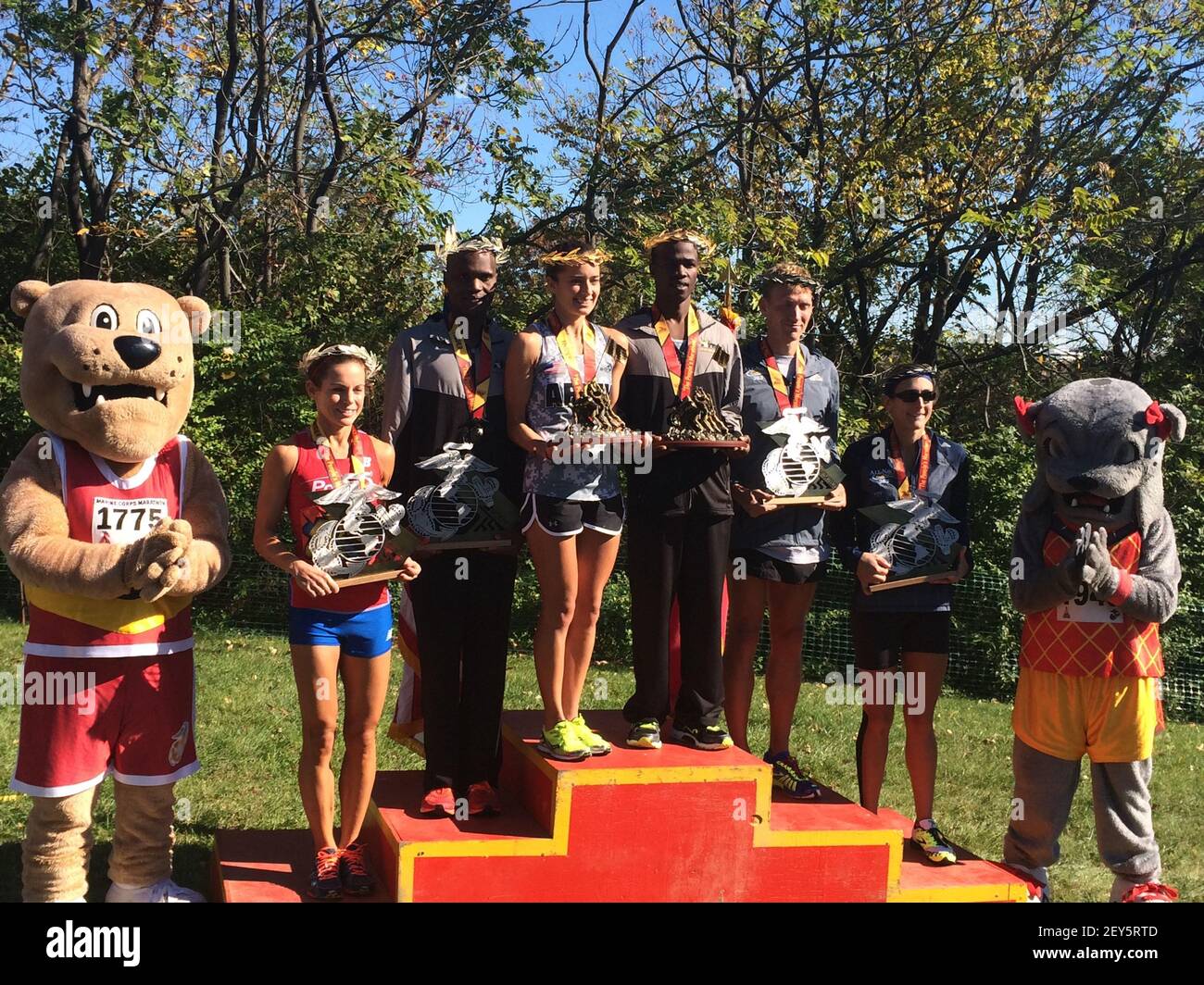 The top finishers of the 39th Marine Corps Marathon. Armed Forces ...