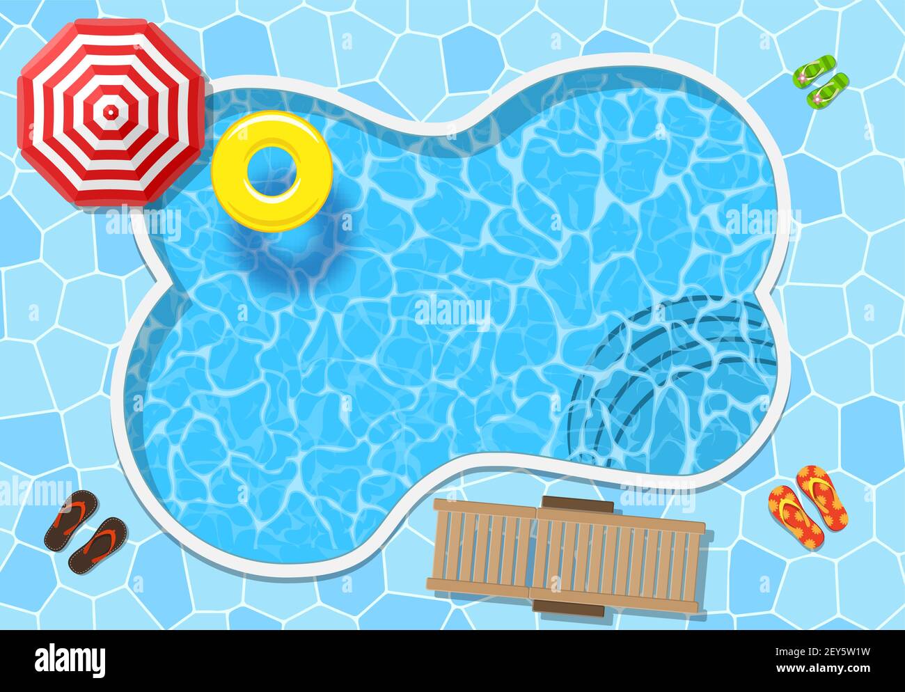 Spa swimming pool in Stock Vector Images - Alamy