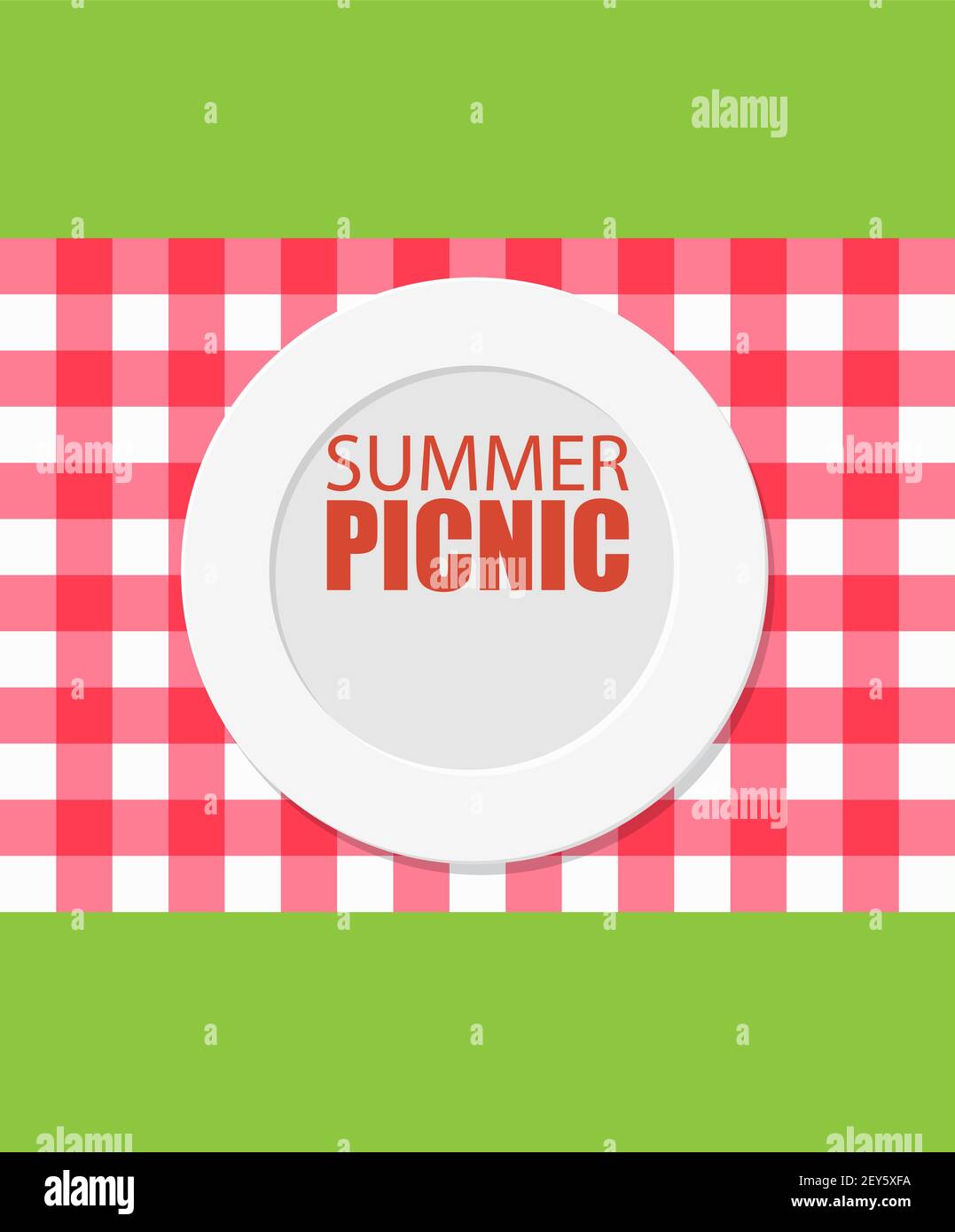summer picnic design Stock Vector Image & Art - Alamy