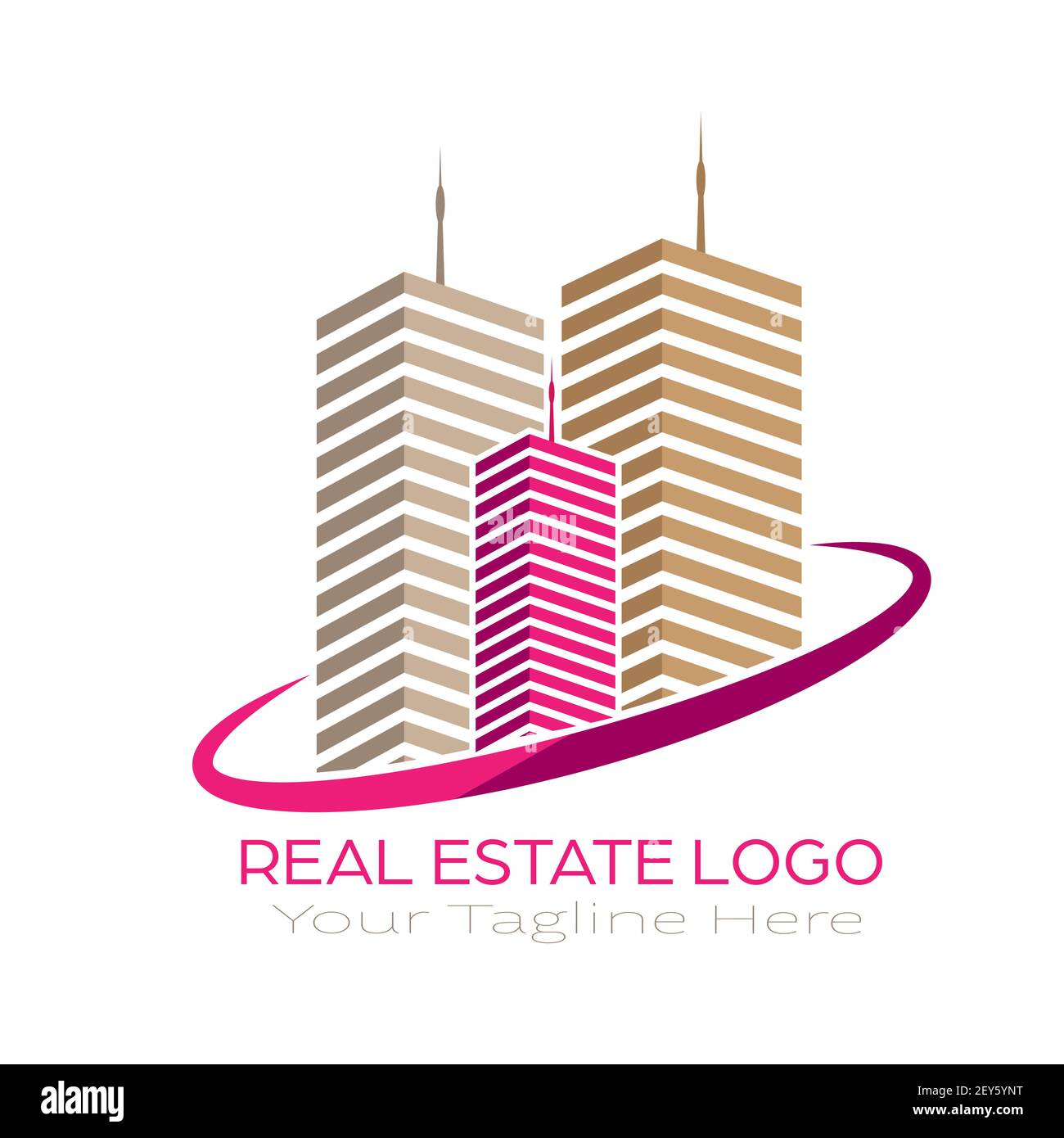 Logo template for construction and real estate, rental, rental, sale ...