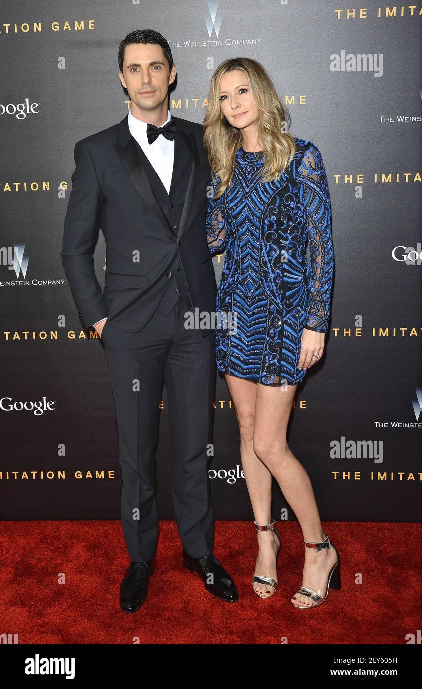 Matthew Goode, Sophie Dymoke at the New York Premiere Of "The Imitation ...