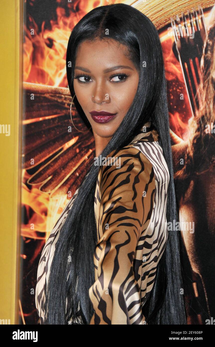 Jessica White attends "The Hunger Games: Mockingjay Part 1" Los Angeles ...