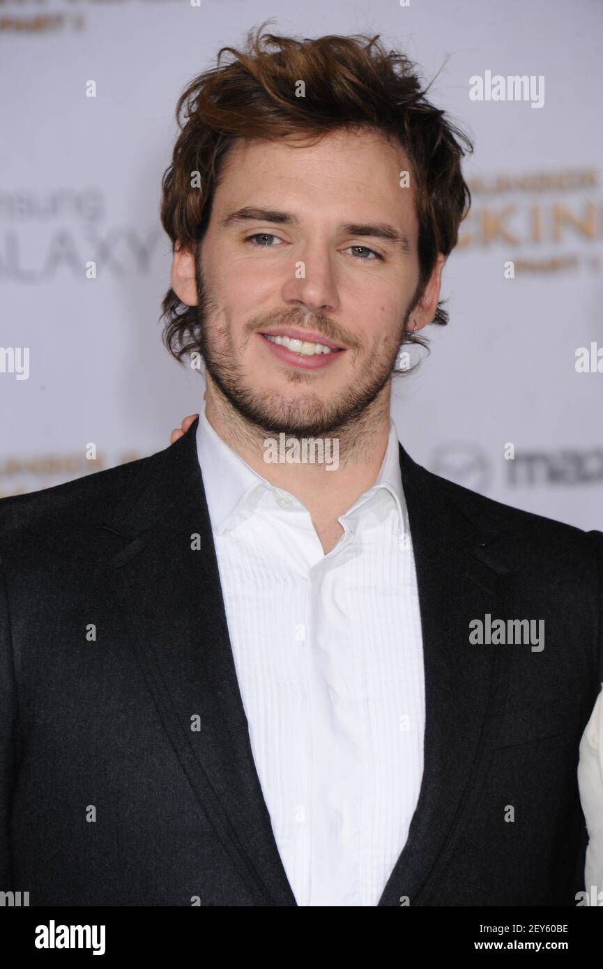 Sam Clafin attends the "Hunger Games: Mockingjay Part 1" Los Angeles ...