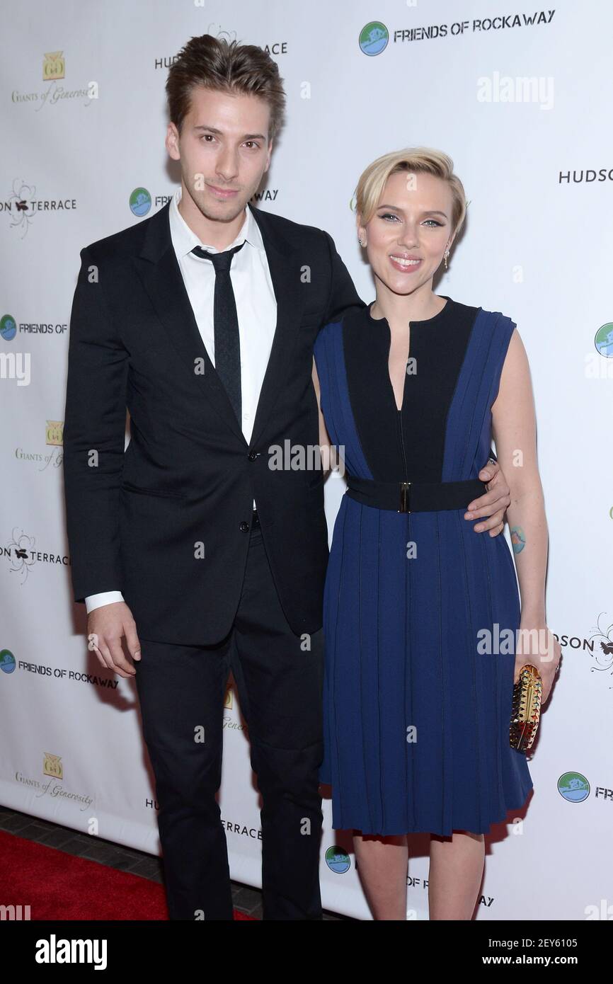 (L-R) Hunter Johansson and Scarlett Johansson attends the Champions of ...