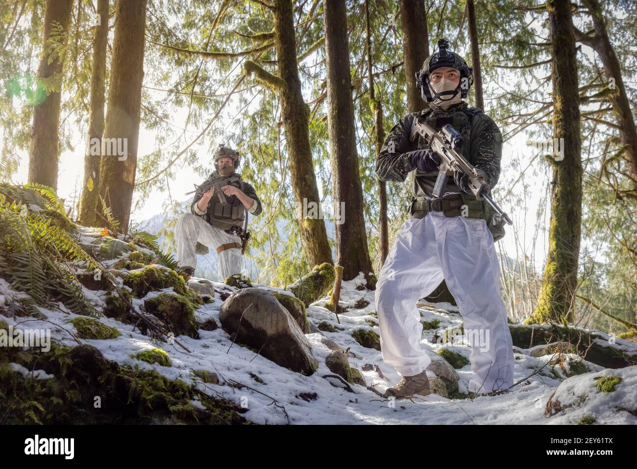 Army Man wearing Tactical Uniform Stock Photo - Alamy