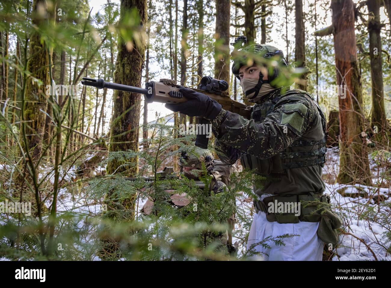 Army Man wearing Tactical Uniform Stock Photo - Alamy