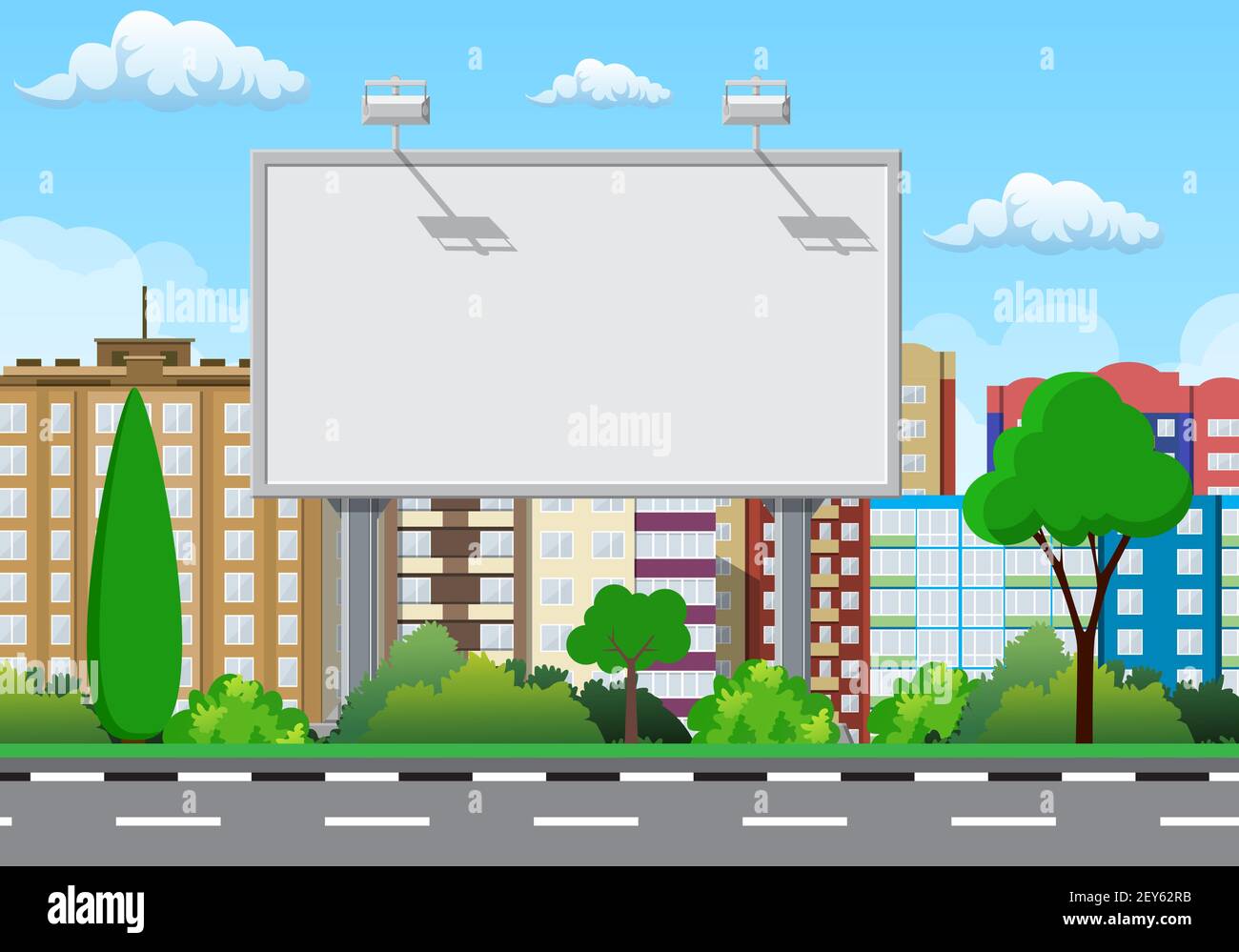 Empty urban big board Stock Vector Image & Art - Alamy
