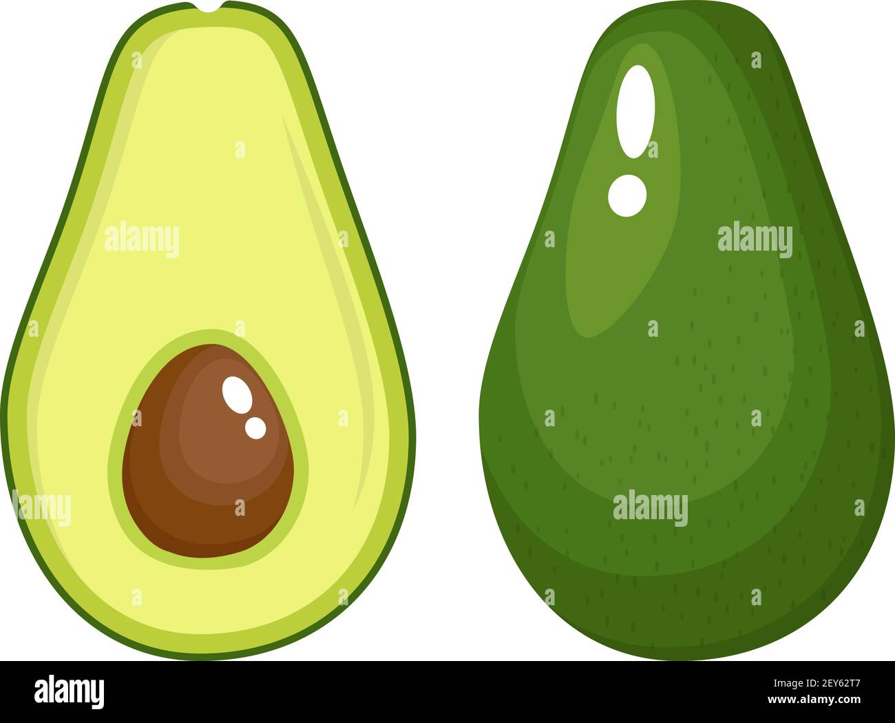 avocado food icon Stock Vector Image & Art - Alamy